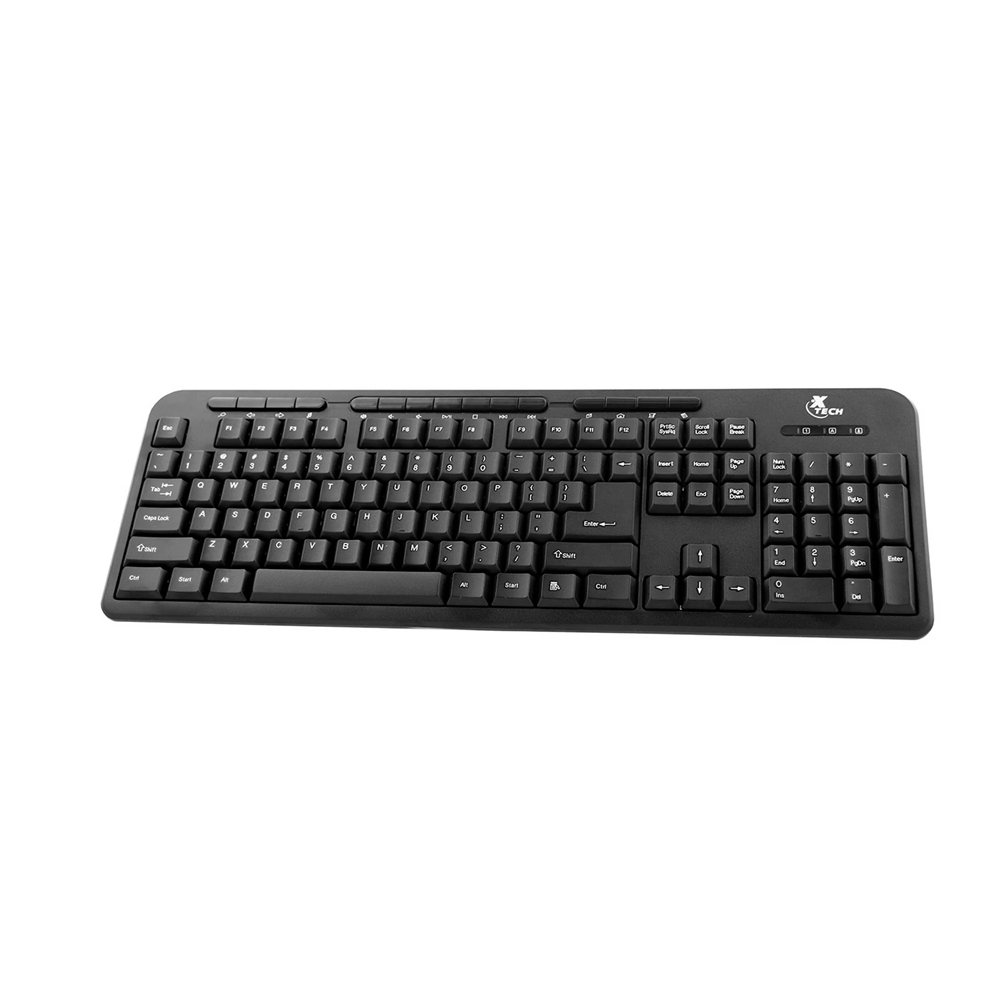 XTech XTK-130E Keyboard, Black: Durable and Reliable Typing Experience ...