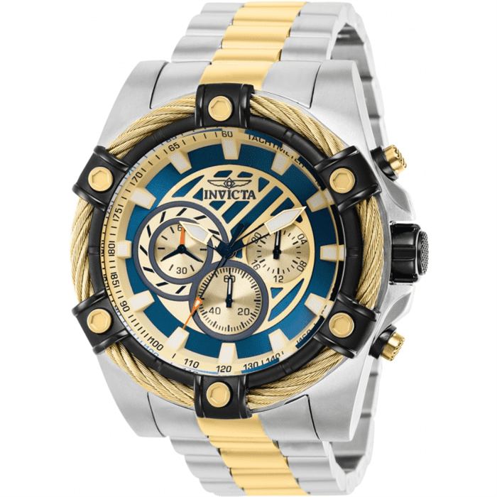 Invicta Men's 38975, Bold Chronograph Watch With Stainless Steel Blue ...