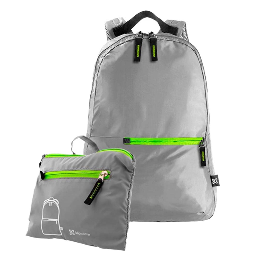 Klip Xtreme backpack Foldable, Grey, KFB-001GR | Smart ConneXXionZ N.V.