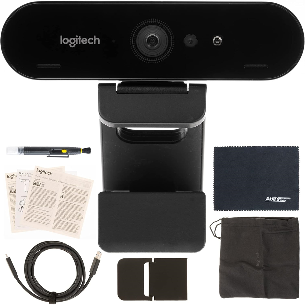Logitech Brio 4K Webcam ‎960-001105: Ultra HD Clarity for Professional ...