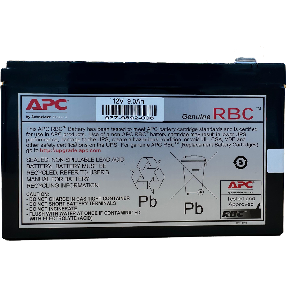 APC Replacement Battery Cartridge #17, RBC17 - UPS Replacement Battery ...