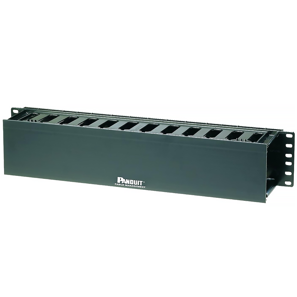 Panduit Horizontal Single-Sided Cable Manager, 2RU: for Network ...