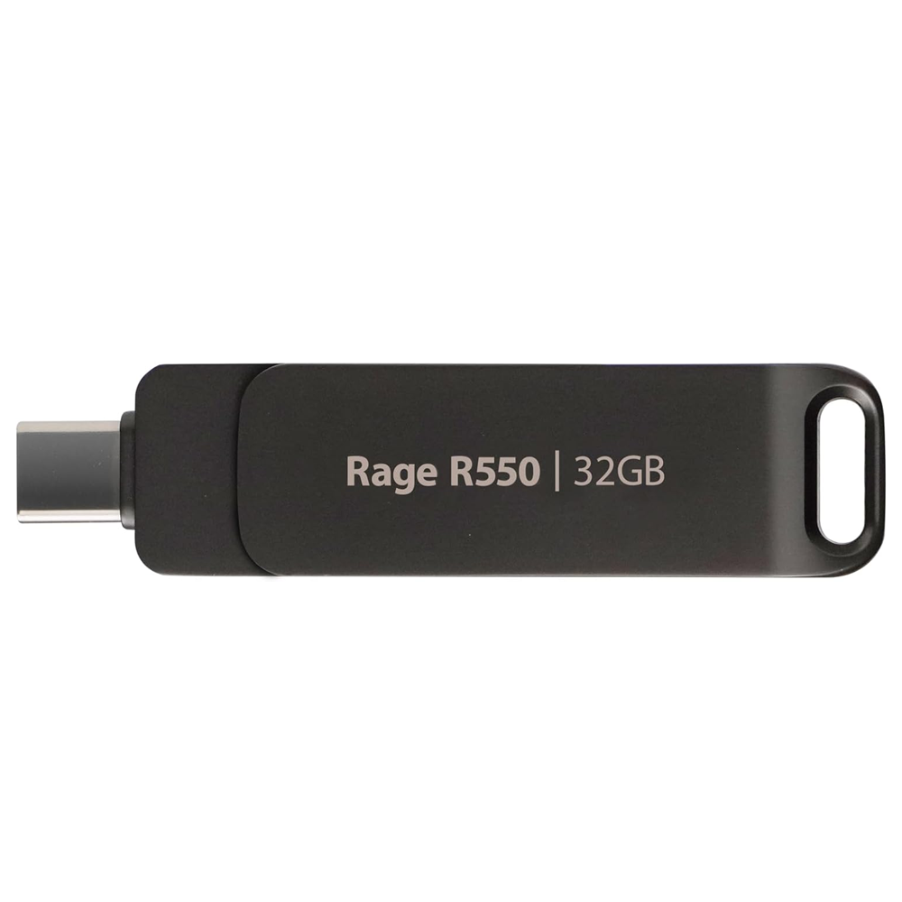 Patriot Rage R550 32GB USB 3.2 Gen 1 Type-A+C Flash Drive ...