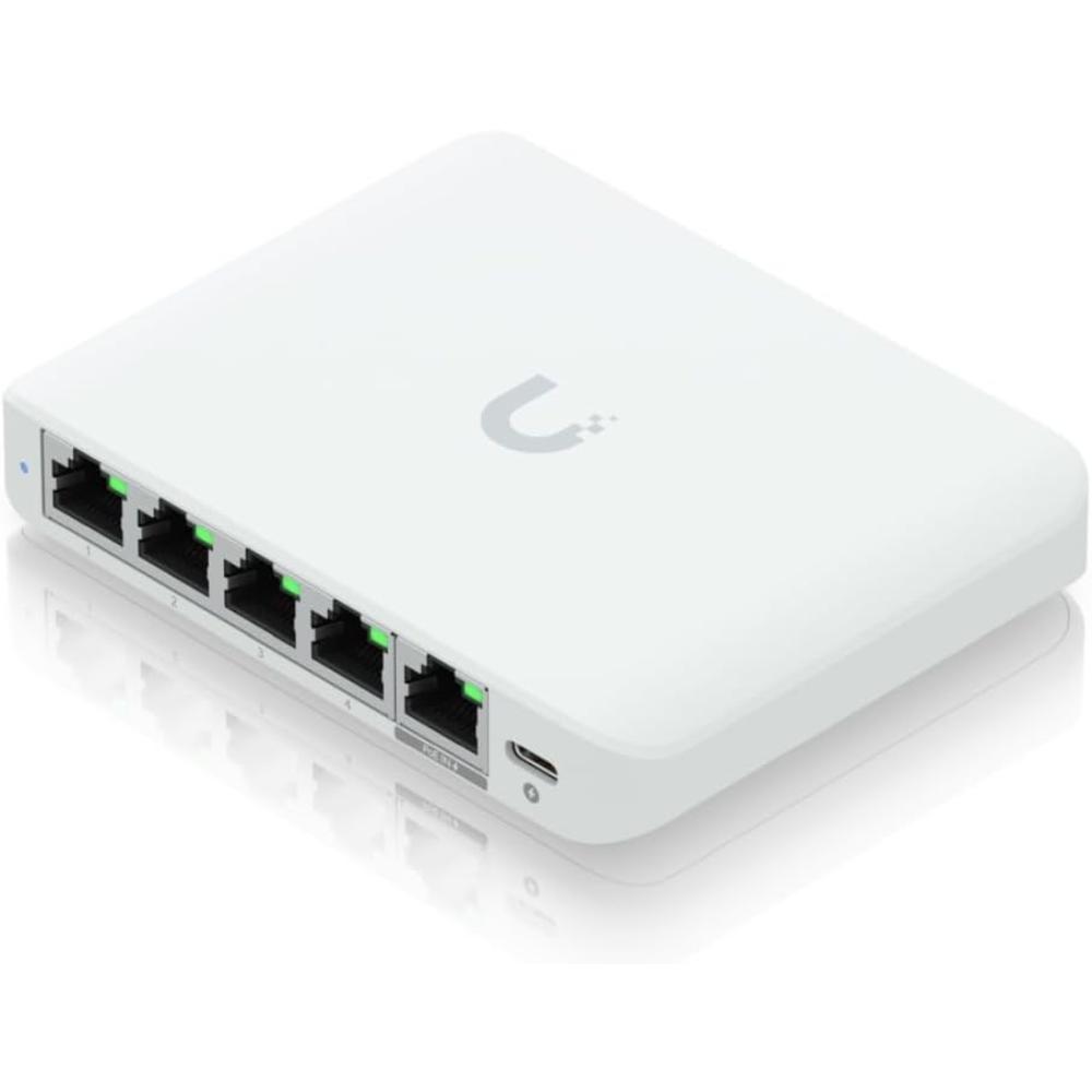 Ubiquiti Flex Mini 2.5G – 5-Port Managed Network Switch with High-Speed ...