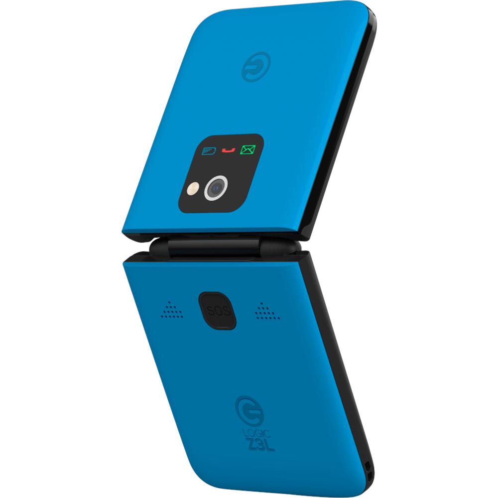 Logic Z3L Flip Phone, Blue: Compact, Simple, Retro | Smart ConneXXionZ N.V.