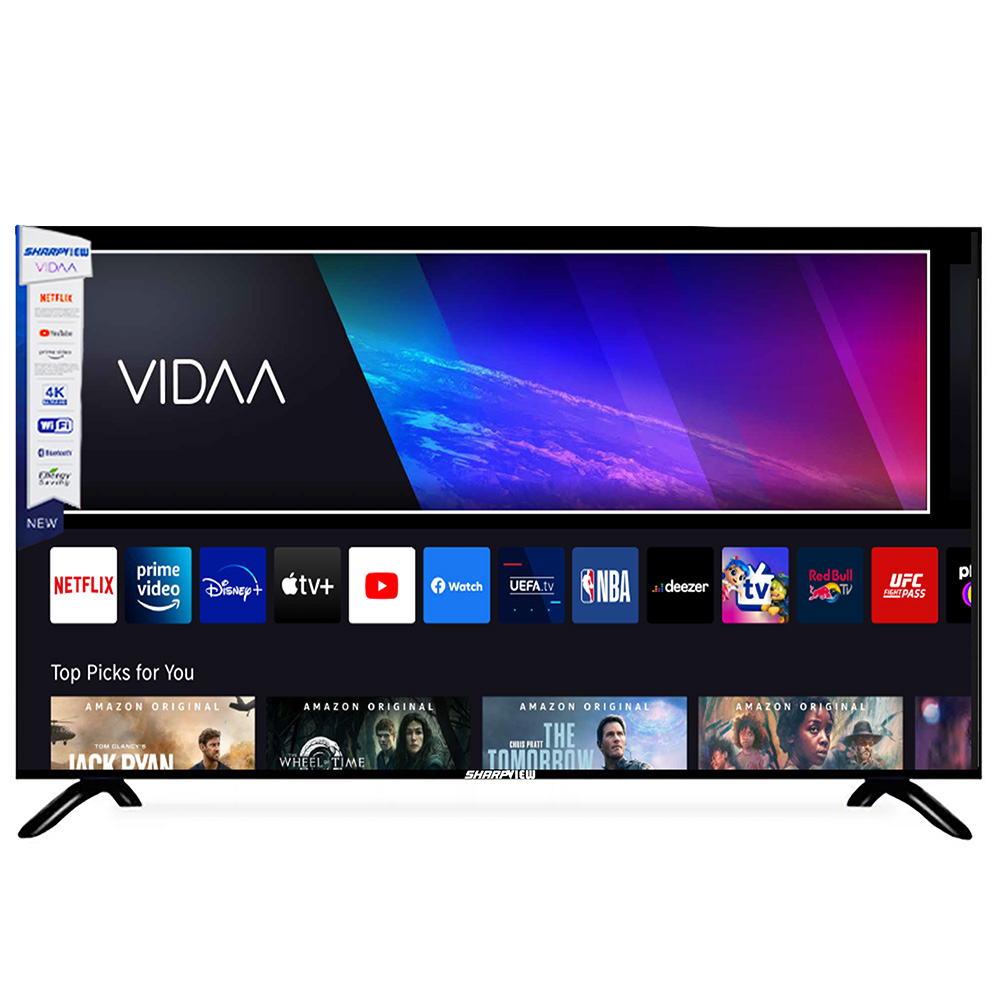 SharpView SV43VSCX-2 43" Frameless Smart LED TV – Built-in Apps ...
