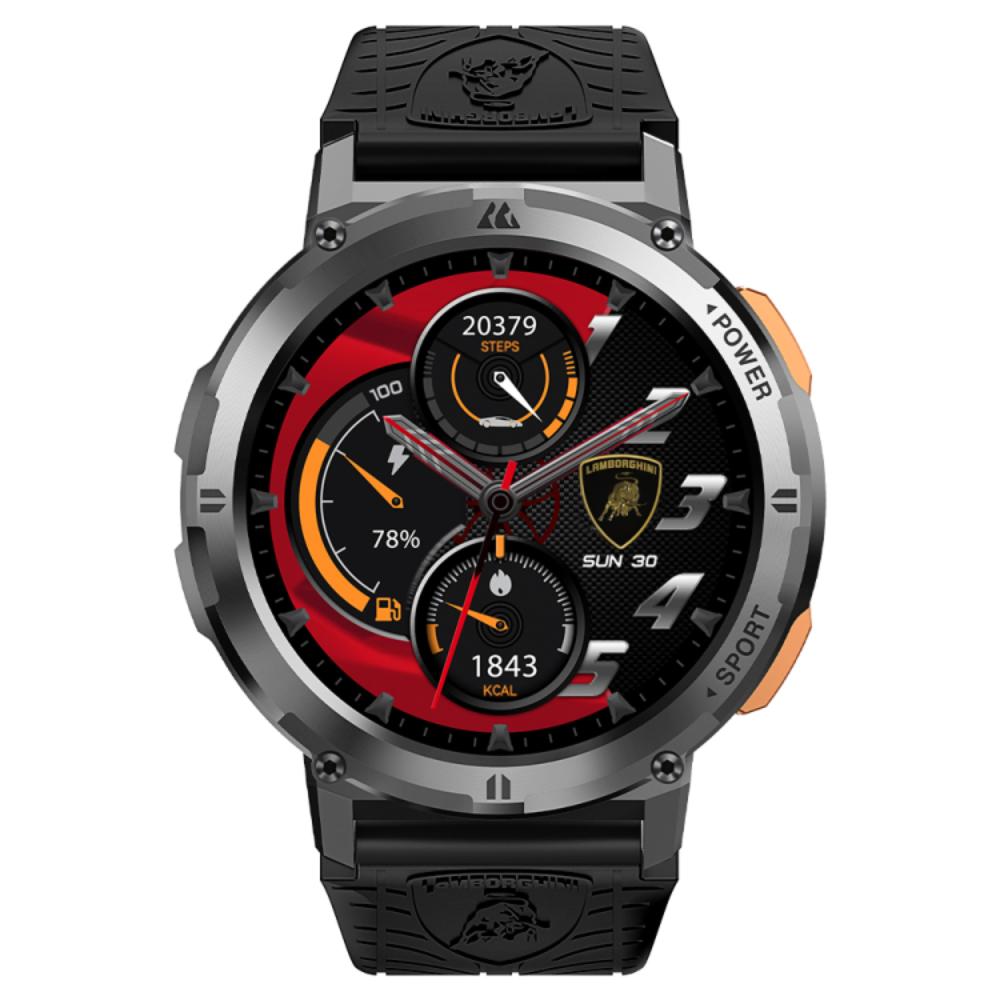 Lamborghini Aventador Smart Watch Cerchio, LB-SWNERO | Smart ...