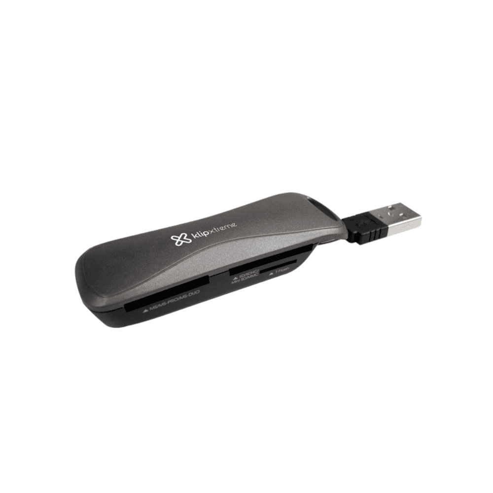 Klip Xtreme Multi-port card reader USB, KCR-210, Black | Smart ...