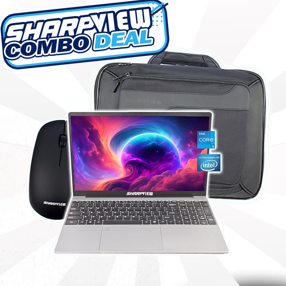 Sharpview Combo Deal, 15.6" Intel core i5 8279U, 16GB RAM, 512GB SSD ...