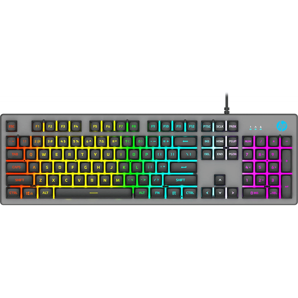 HP K500F Wired Gaming Keyboard with Rainbow Backlight: Featuring a ...